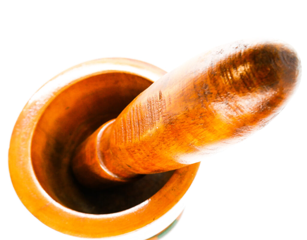 Esterly's Handcrafted Wooden Mortar & Pestle- Pilon - Medium Size 7.75 ...